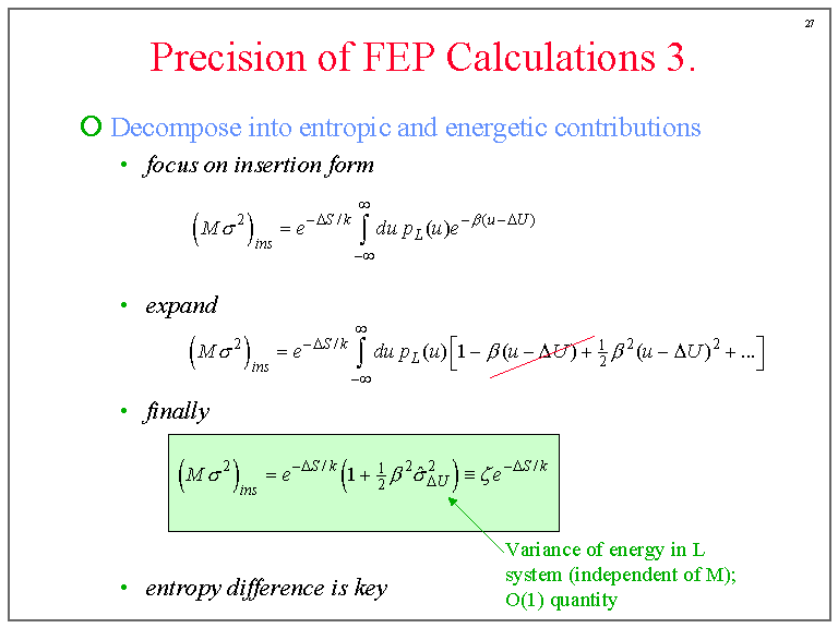 Precision of FEP Calculations 3.