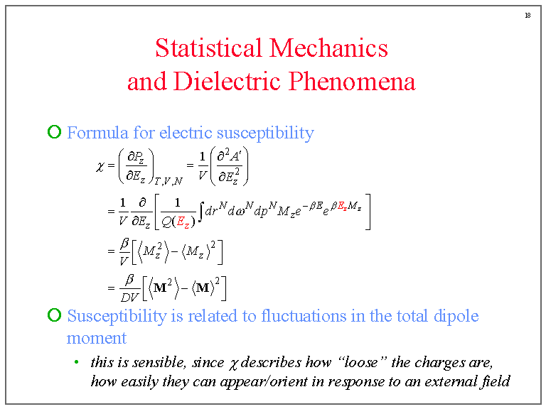 Statistical Mechanics statistical-mechanics